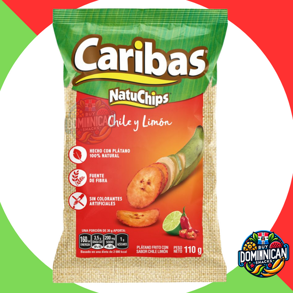 100% Dominican Chip Chili Lime Plantain Chips 110g / Plátano Frito Sab ...