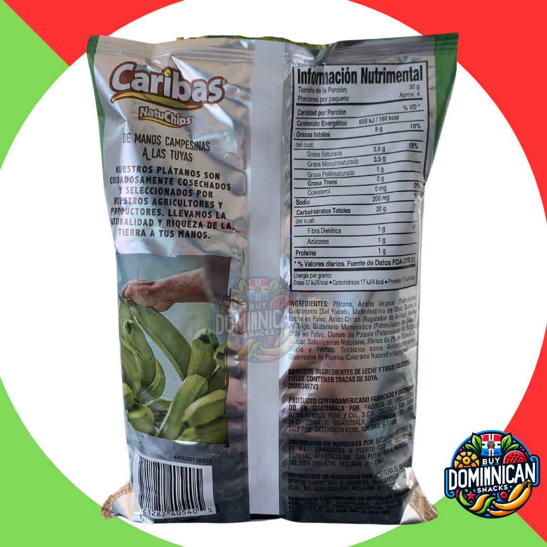 100% Dominican Chip Chili Lime Plantain Chips 110g / Delicious ...