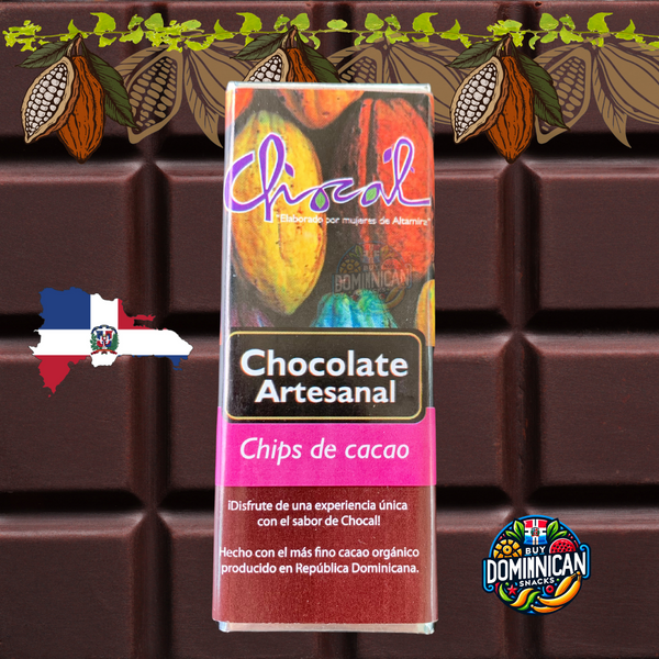 Chocal Handcrafted Cacao Chocolate Chips 28g - Barra de Chocolate Domi ...
