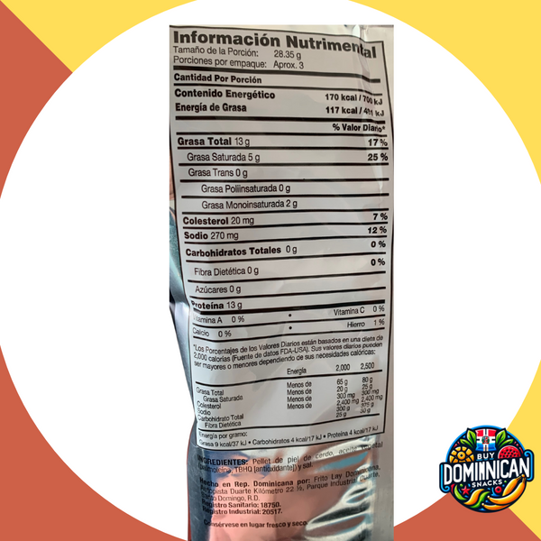 Crispy Dominican Chicharrón - Frito Lay Natural Pork Rind Chips | Chic ...