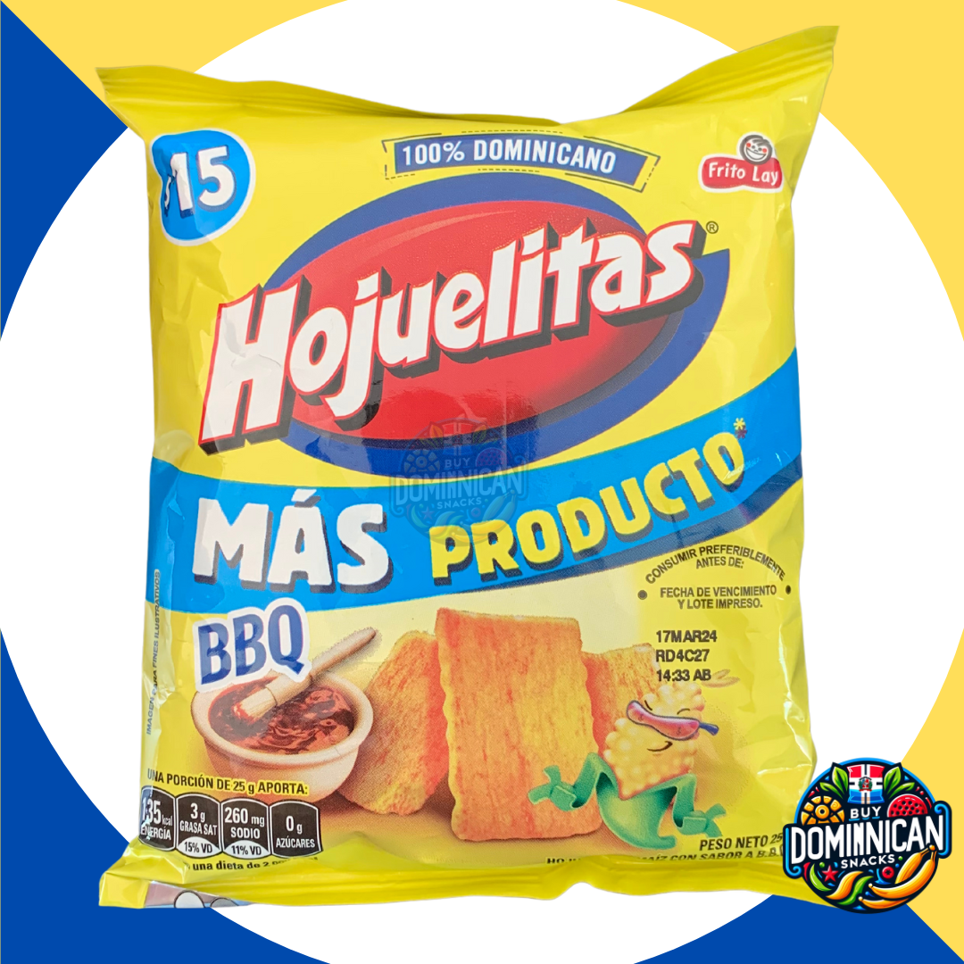 Dominican Chips - Hojuelitas BBQ Corn Chips | Papitas Dominicanas Frit ...