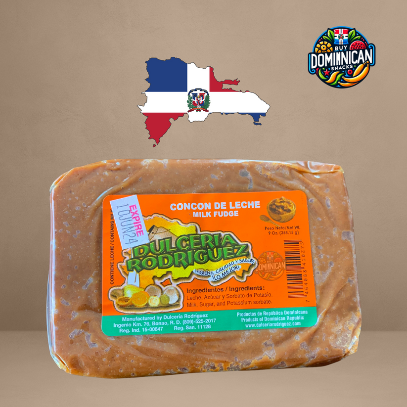 Dulceria Rodriguez Milk Fudge - Concon de Leche, 10oz of Dominican Swe ...