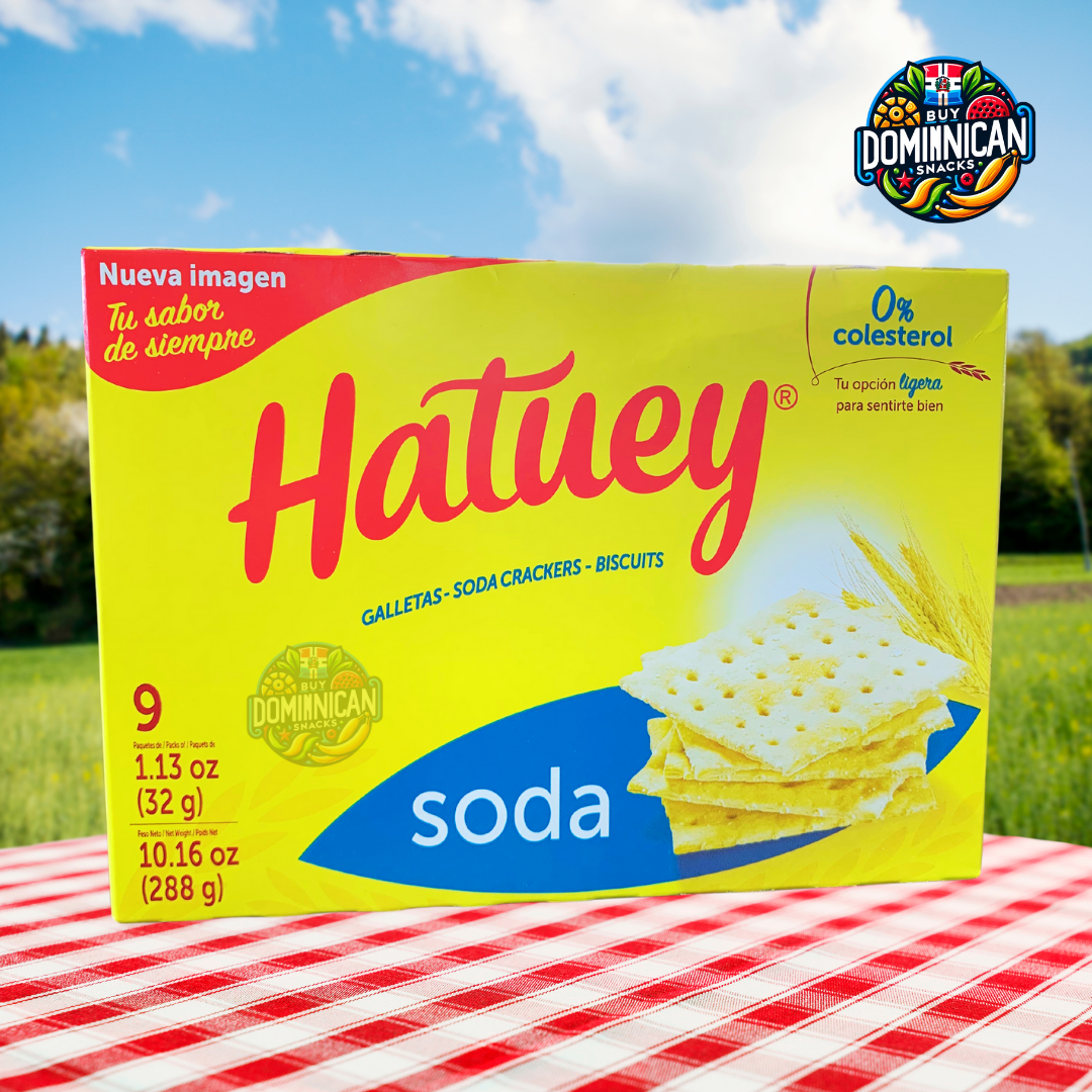 Hatuey Galletas - Soda Crackers - Biscuits 9 Pack – Buy Dominican ...