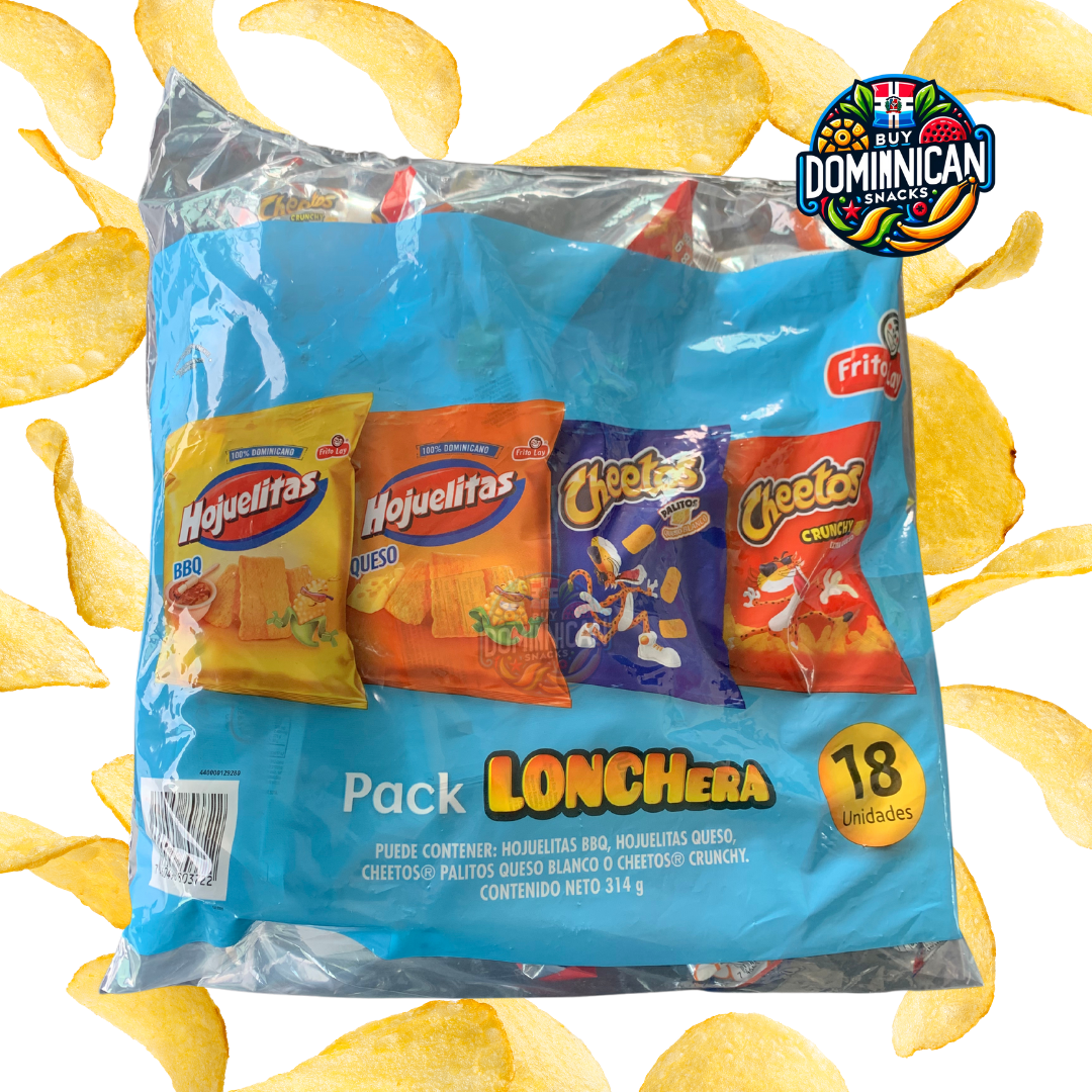 Lonchera Pack 18 Units Hojuelitas BBQ, Hojuelita Queso, Cheetos Palito ...