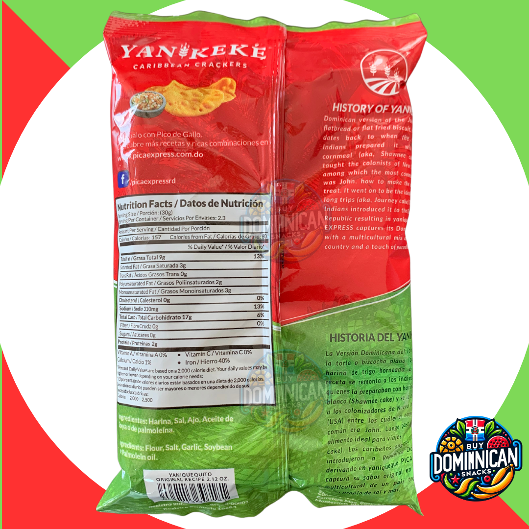 PicaExpress Yanikeke Caribbean Crackers Original Recipe 60g – Buy ...